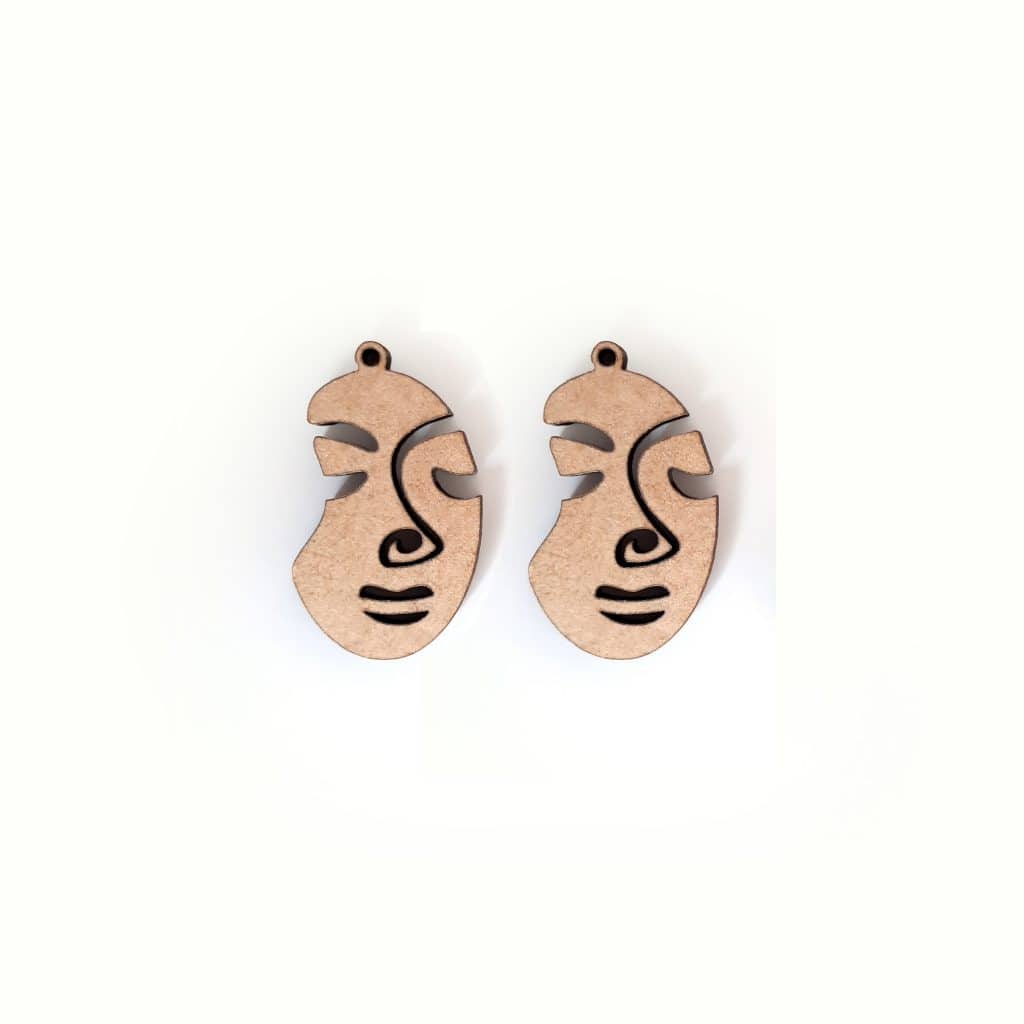 Plain Wood Earrings - WonderTree